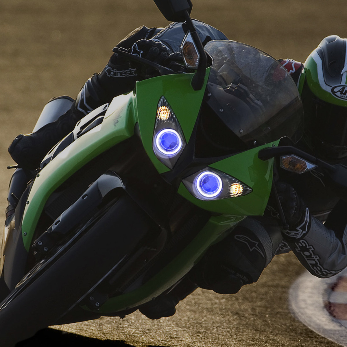 Kawasaki Ninja ZX-6R Headlight 2009 2010 2011 2012