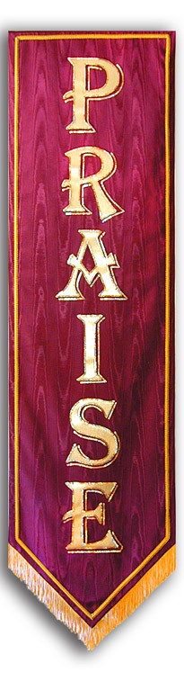 Jesus Name Praise Banner - Christian Banners for Praise