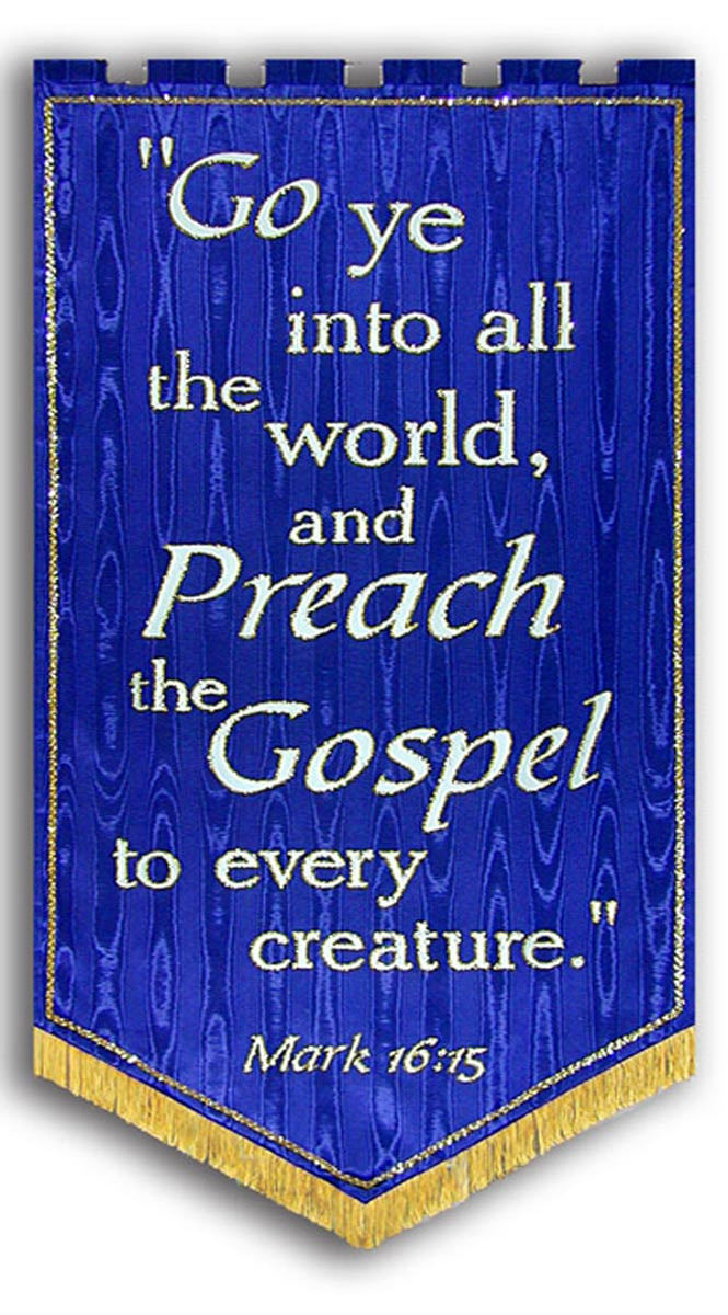 Go into the world and make disciples | Church Mission Banner
