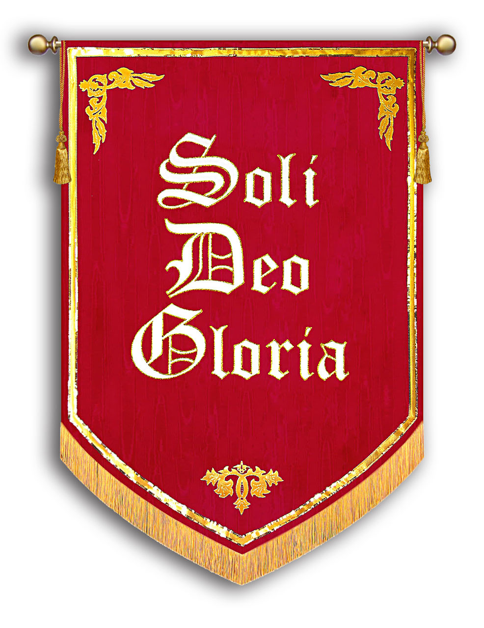 The Five Solas Soli Deo Gloria Church Banner - Christian Banners for ...