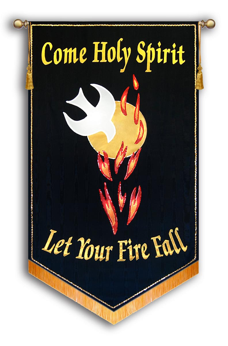 Come Holy Spirit Let Youf Fire Fall - Black