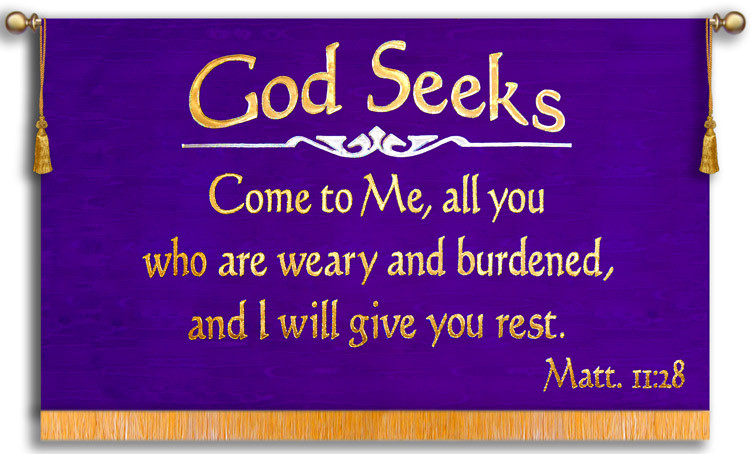 God Seeks Horizontal Praise Banner