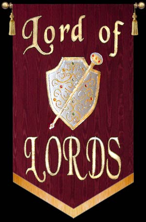 Lord of Lords - Cross, Crown of Thorns Church Praise Banners