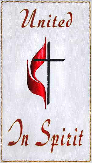 UMC - United Methodist Church - Christian Banners for Praise and Worship