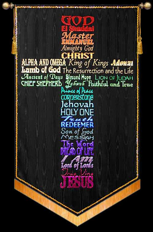 The 31 Names of God - Church Worship Banner