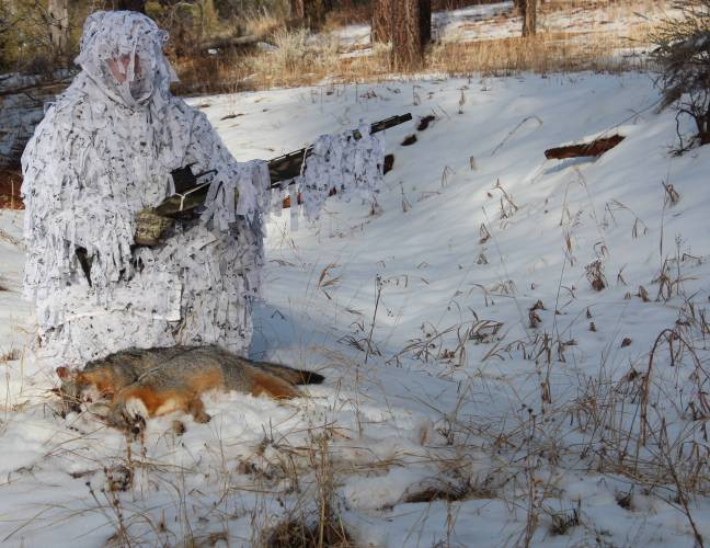 The Kill Suit Gillie Suit for Hunting, Paintball, and Airsoft Snow