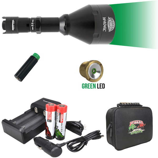 Wicked Lights W404iC GREEN Scan Plus Night Hunting Light Kit ...