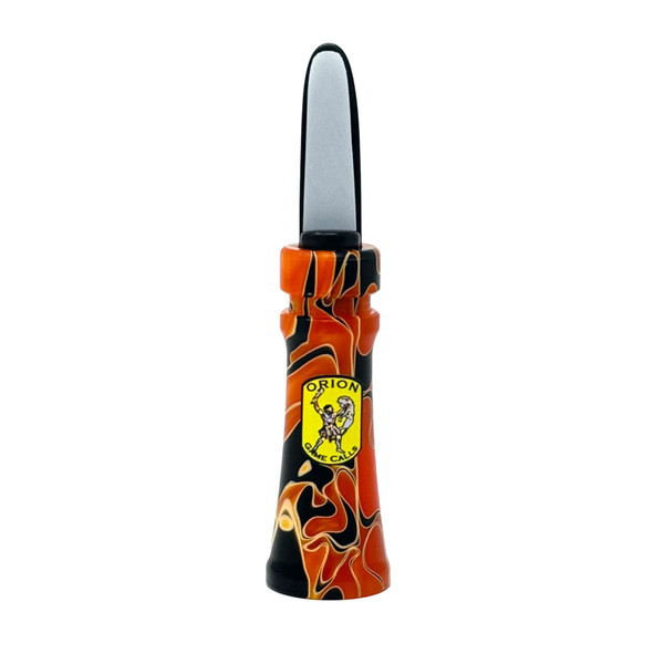 Orion Open Reed Acrylic Predator Calls - Orange Black Swirl ...