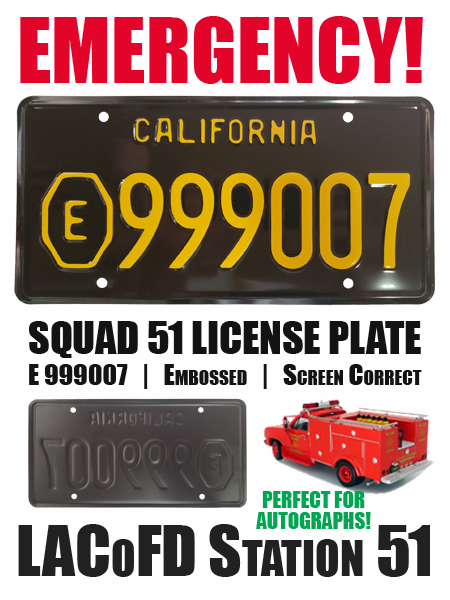 Rescue Squad 51 License Plate