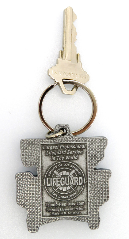 LA County Lifeguard Tower Keychain