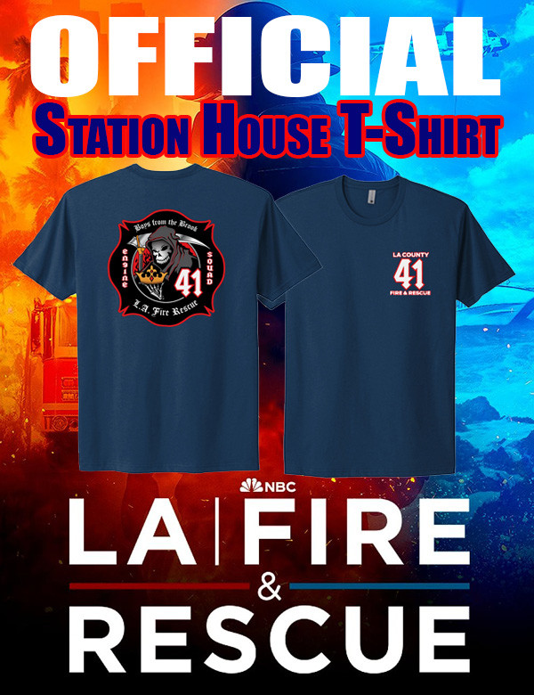 LA Fire & Rescue Station 41 Official T-Shirt