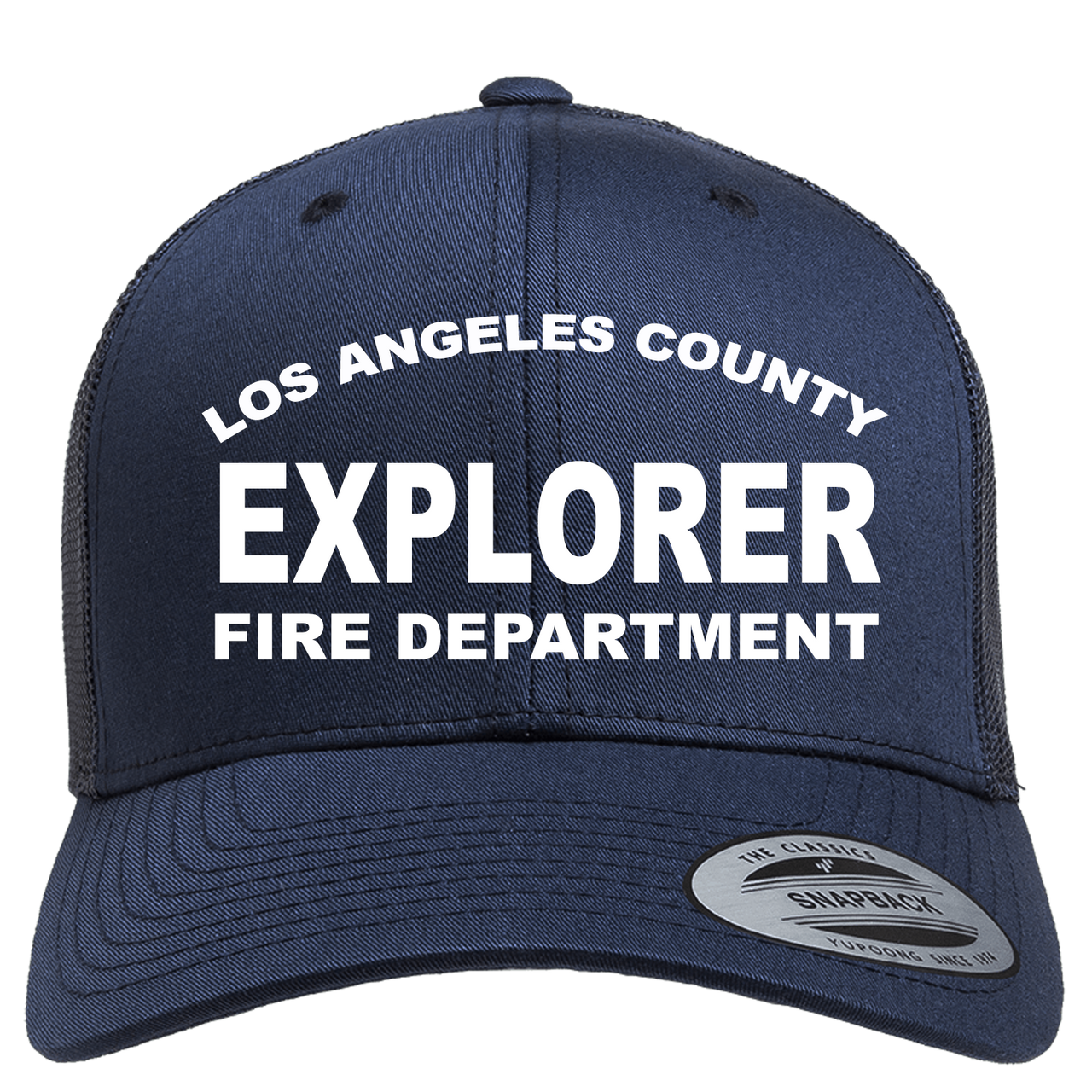 Fire Explorer Snapback Mesh Hat