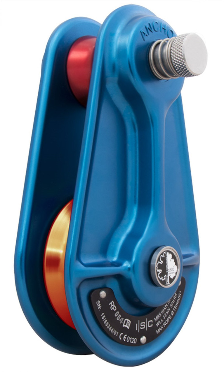Buy ISC 5/8" Rigging Block Blue with Orange Wheel by ISC | Quality Gear ...