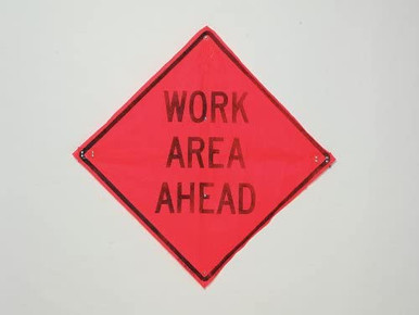 Buy JBC 36" Work Area Ahead Sign by JBC | Quality Gear For Arborist ...