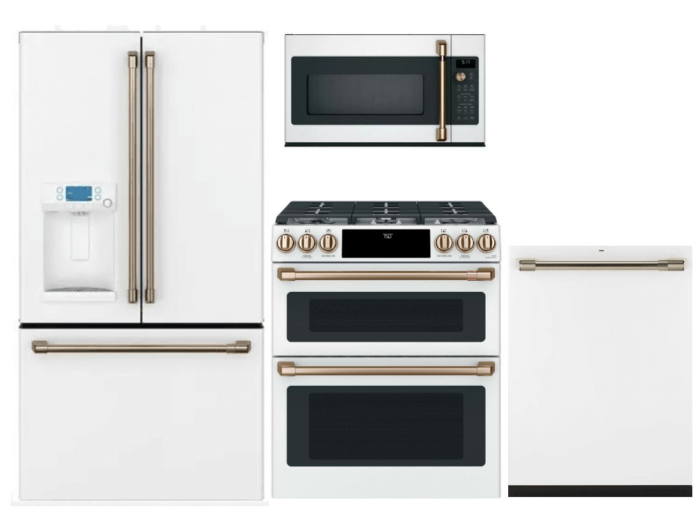 Package CAFEMW1 - Cafe Appliance Package - 4 Piece Appliance Package ...