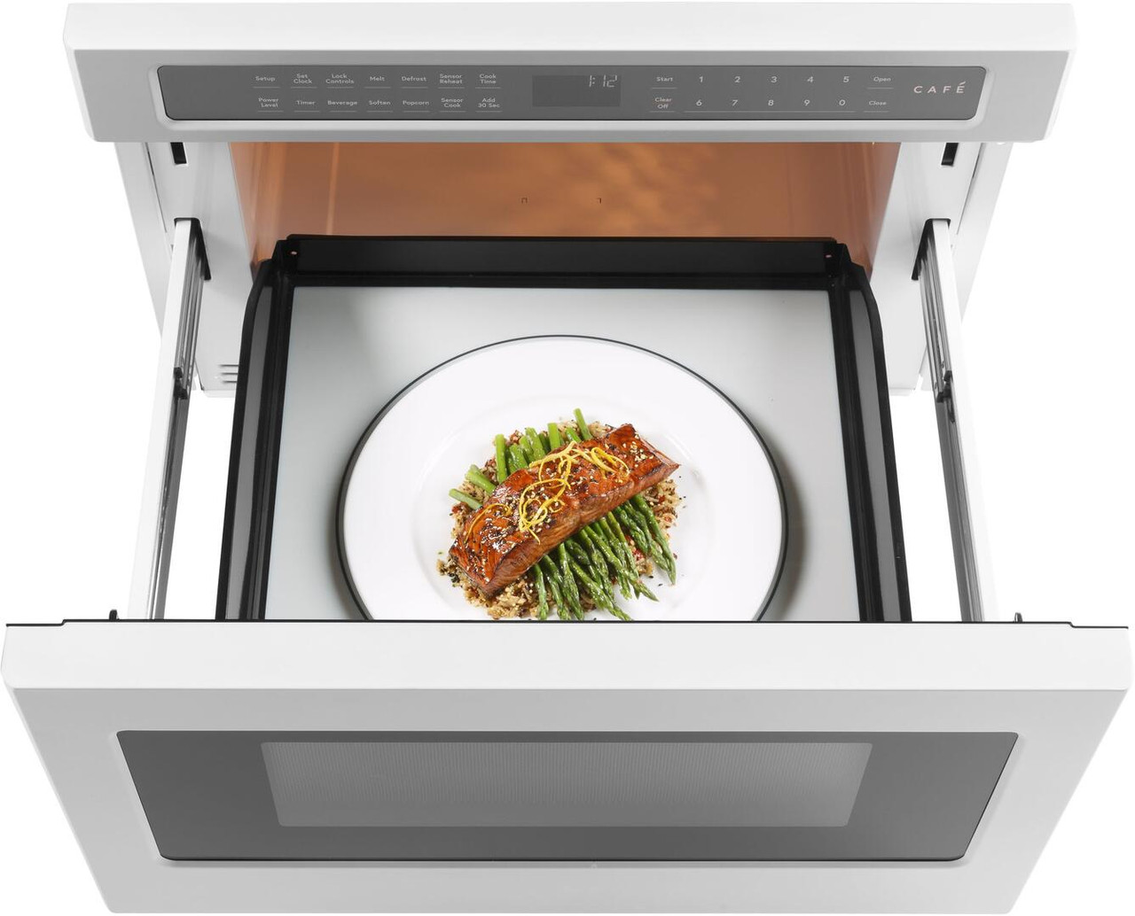 Cafe CWL112P4RW5 24" Built in Microwave Drawer Oven - Matte White - US ...