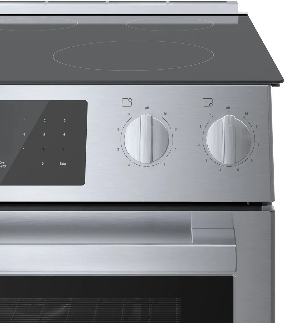 Bosch HEI8056U 30" Slide-in Electric Range with European Convection ...
