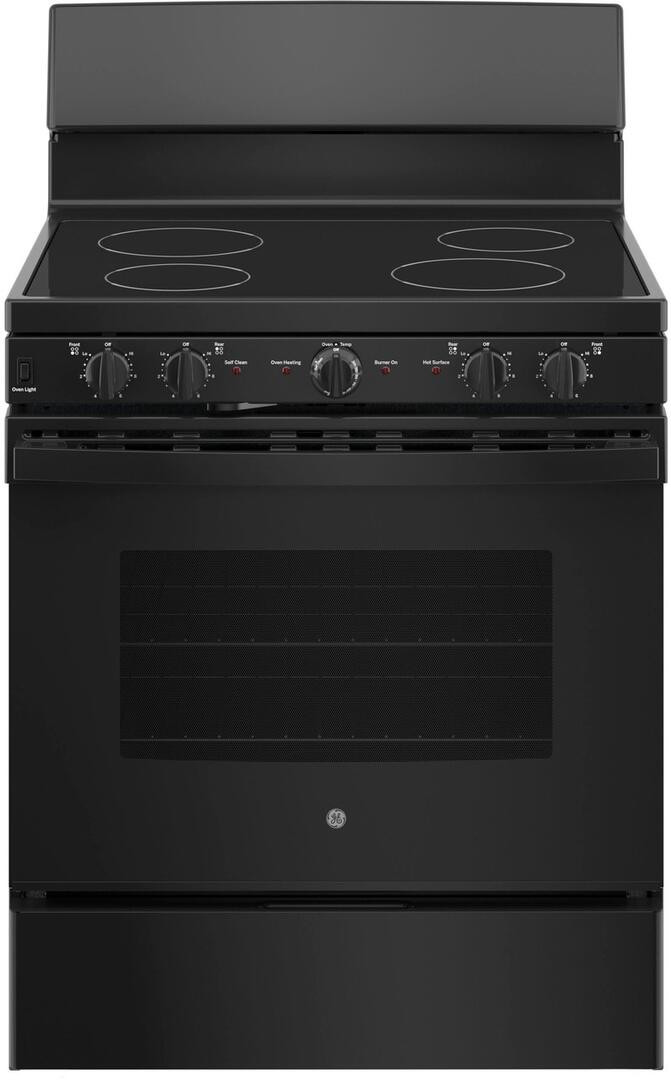 GE JB480DTBB 30" Freestanding Electric Range with 4 Cooking Elements ...