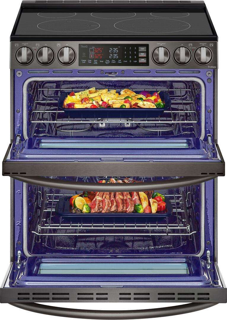 LG LTEL7337D 30" Smart Electric Double Oven Slide-In Range - PrintProof ...