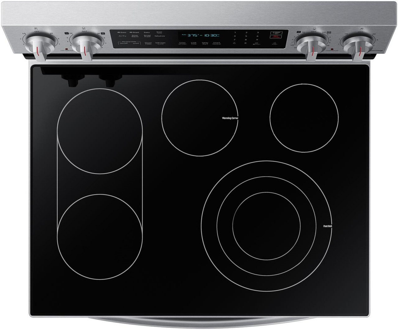 Samsung NE63A6711SS 30" Smart Electric Range with No Pre-heat Air Fry ...