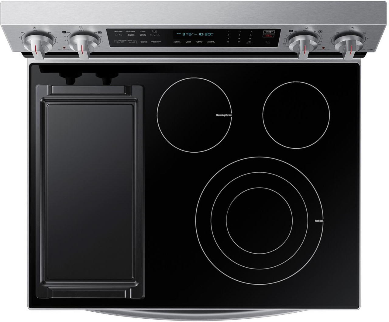 NE63A6711SS Samsung 30" Smart Electric Range with No Pre-heat Air Fry ...