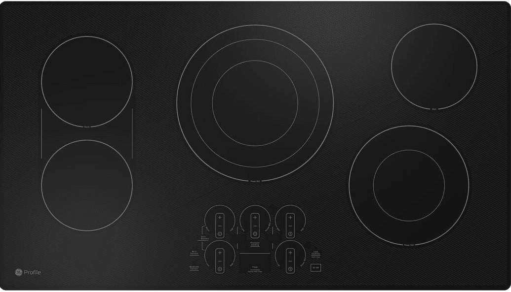 PEP9030DTBB GE Profile 30" ADA Compliant WiFi Enabled Electric Cooktop ...