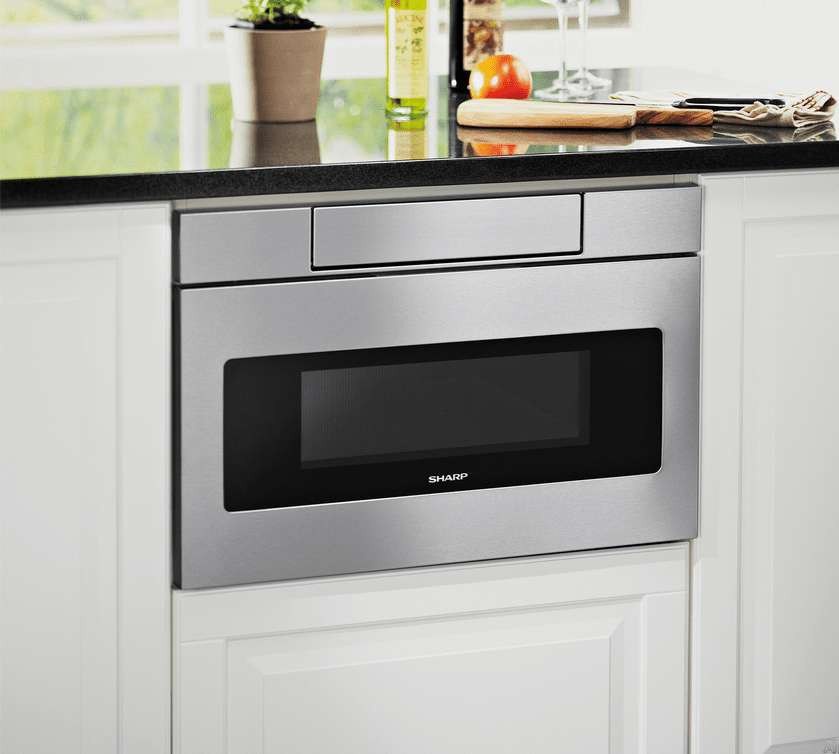 Sharp SMD3070ASY 30" Microwave Drawer Oven with Hidden Control Panel ...