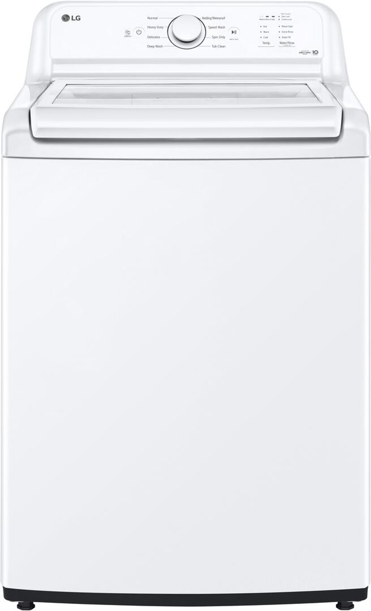 WT6105CW LG 27" 4.1 cu.ft. Ultra Large Capacity Top Load Washer with Agitator - White