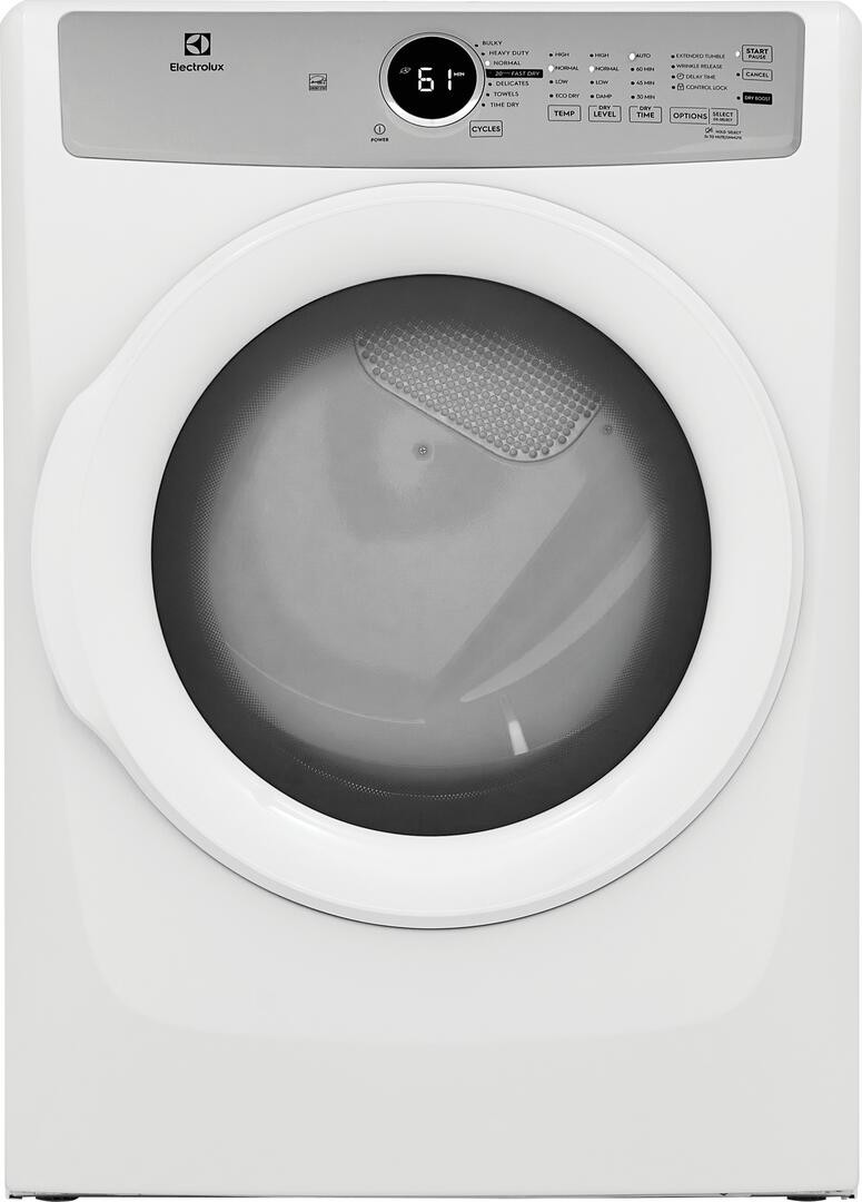 Electrolux ELFE7337AW 27" Front Load Electric Dryer 8.0 cu.ft. with ...