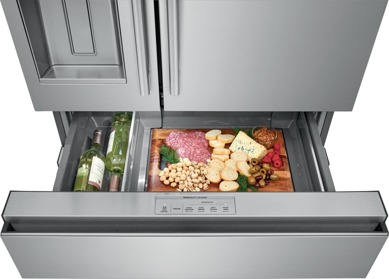 Electrolux ERMC2295AS 36" Counter-Depth 4 Door French Door Refrigerator ...