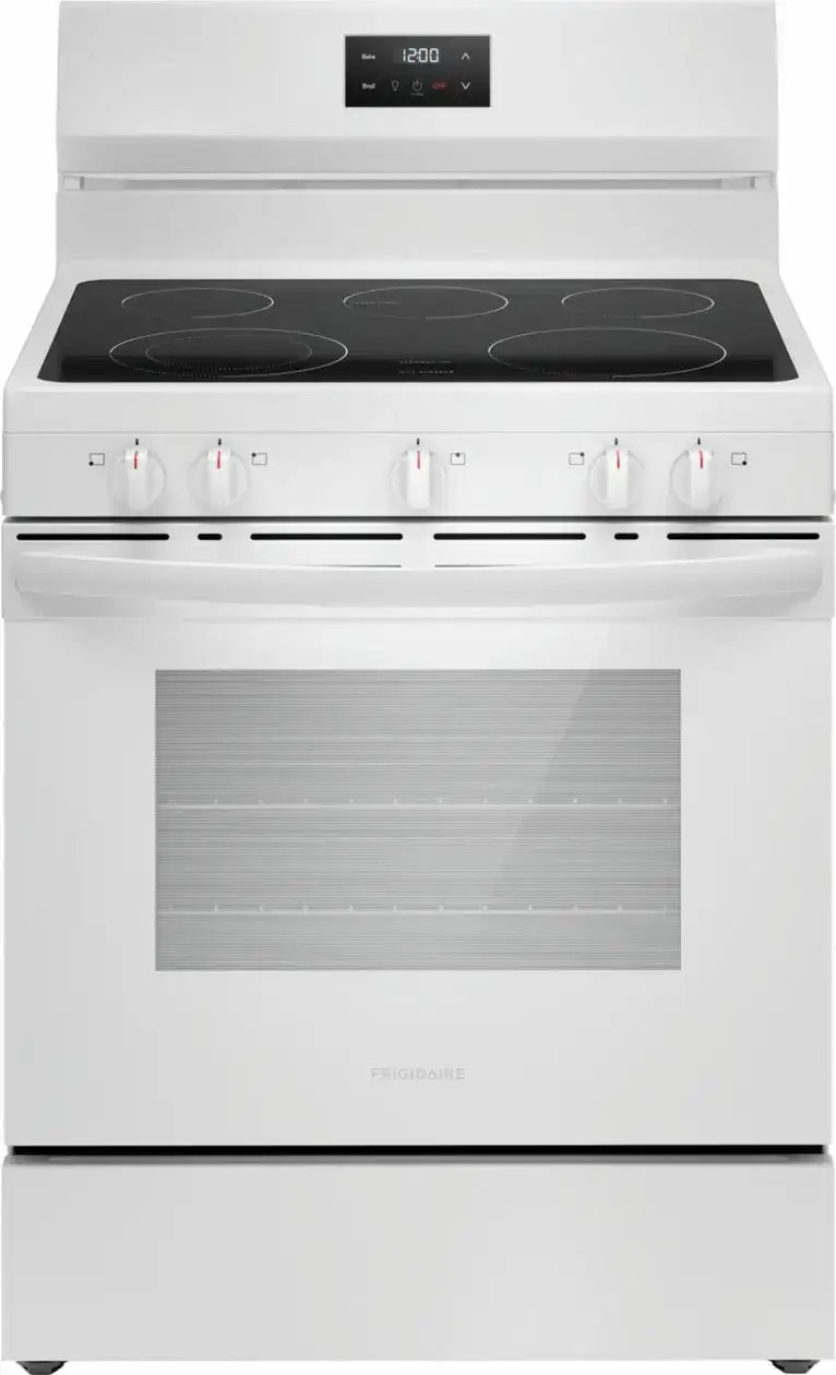 FCRE3052BS Frigidaire 30" Electric Range with Quick Boil and 5 Cooking ...