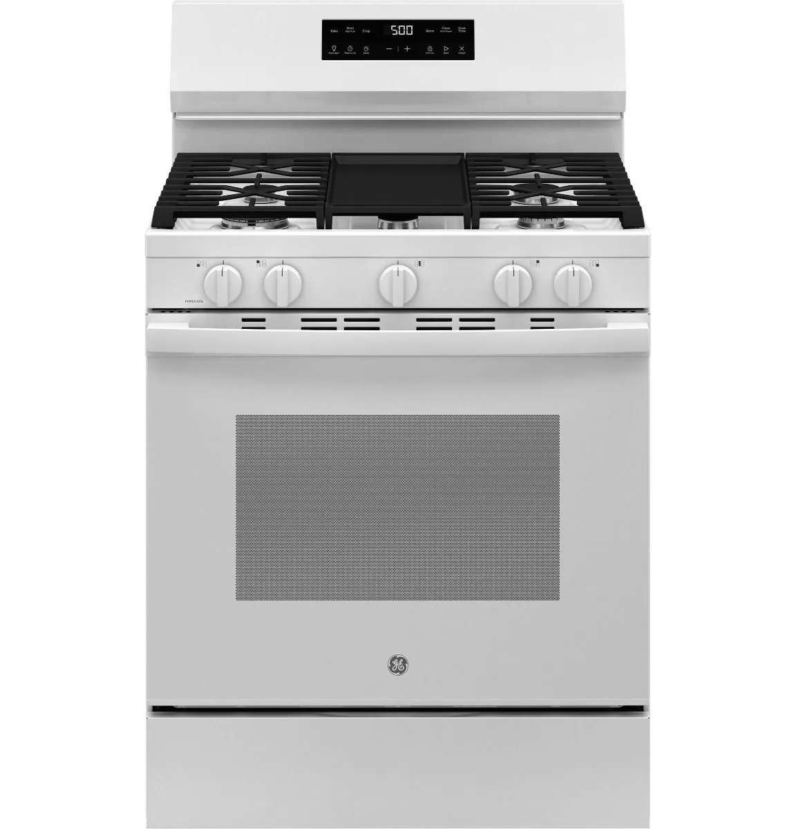 GGF500PVSS GE 30" Free Standing Gas Range 4 Burners with Griddle ...