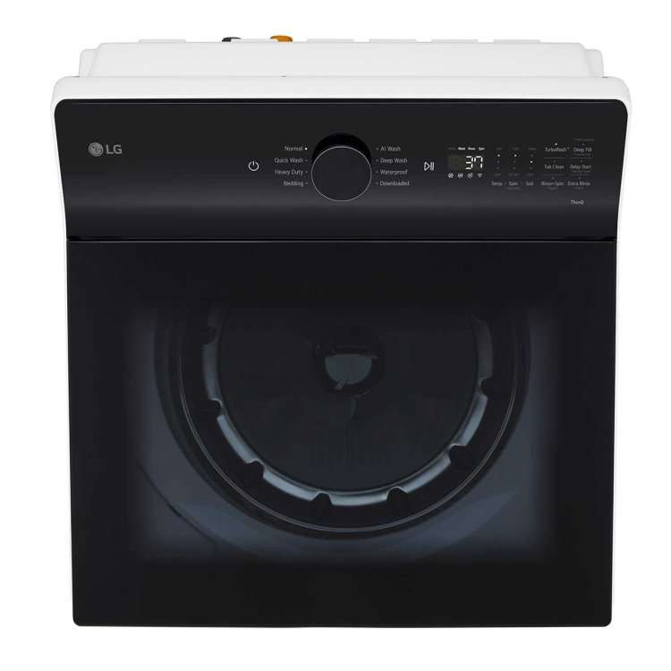 LG WT8405CW 27" Top Load Washer with 4 Way Agitator 5.3 cu. ft. and AI ...