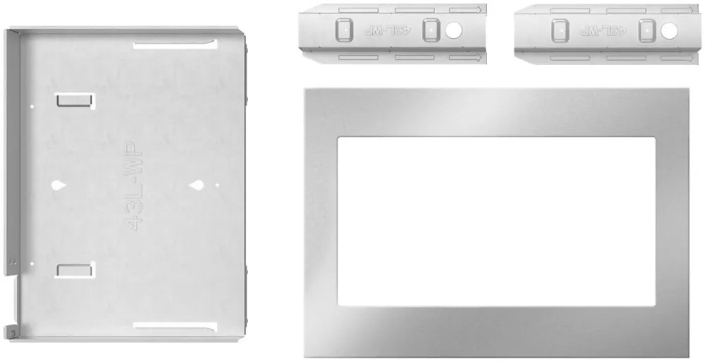 MTK1627PZ 27" Trim Kit for 1.6 cu. ft. Microwave - Stainless Steel - US ...