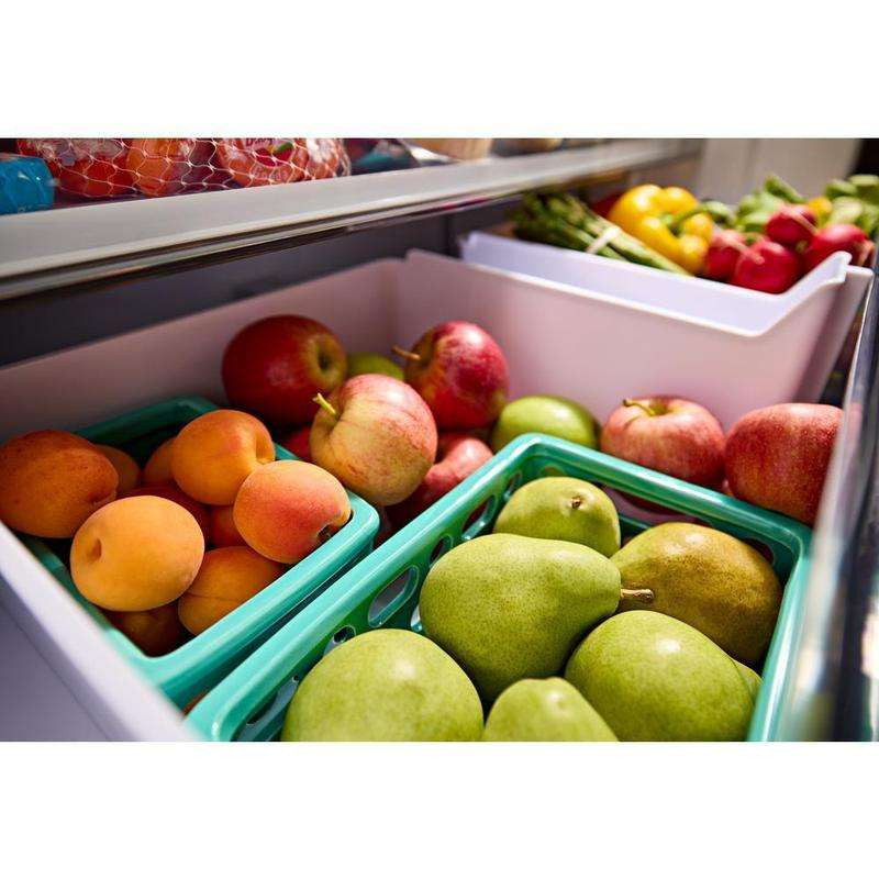 KitchenAid KRFC136RPS 36" Counter Depth French Door Refrigerator ...