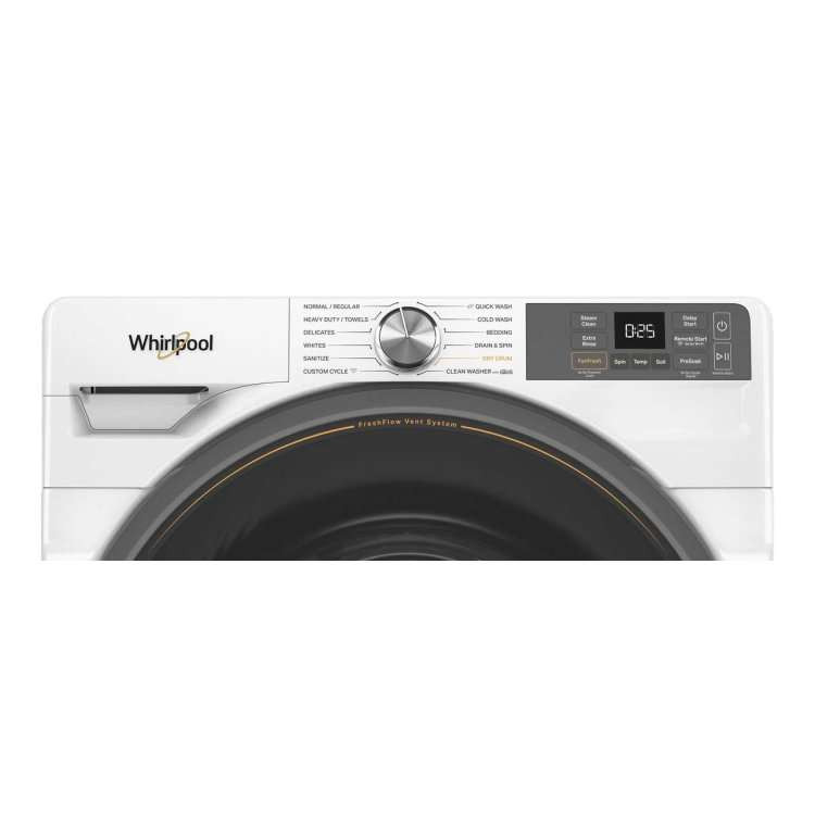Whirlpool WFW5720RW 27" 4.5 cu. ft. Smart Front Load Washer with ...