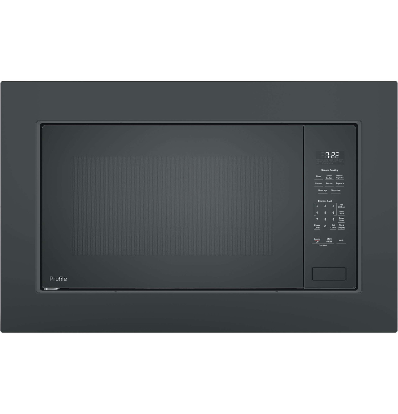 PCWK22U1WBB GE Profile 25" 2.2 cu. Ft. ADA Compliant Built-In Microwave ...