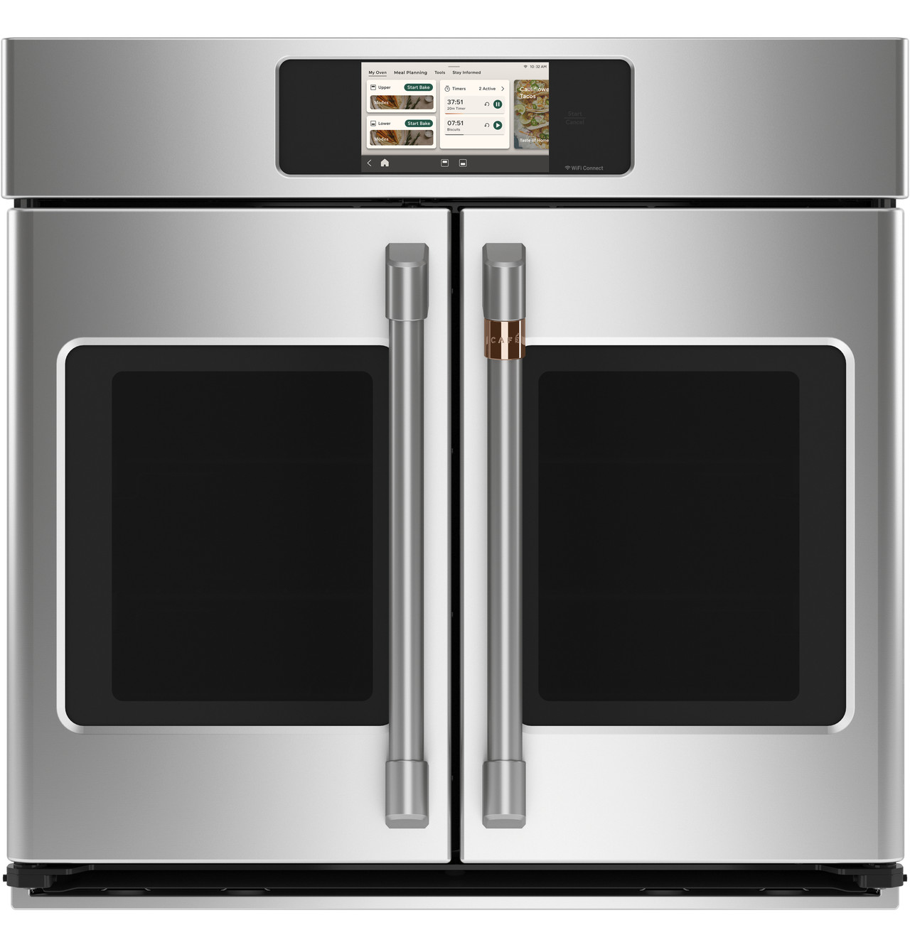 Cafe CTS90FP2ZS1 Professional Series 30" Smart Convection French-Door ...