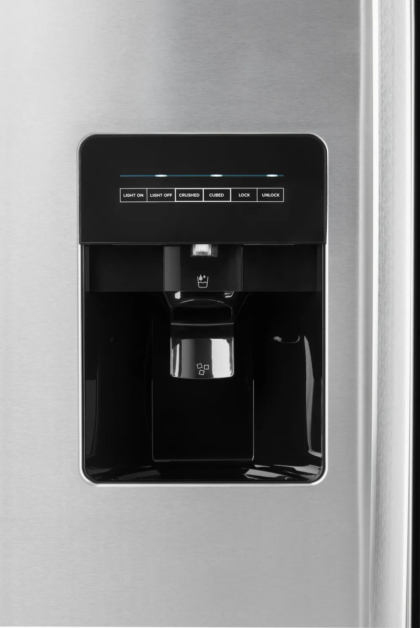 Amana ASI2575GRS 36" Side by Side Refrigerator with Dual Pad External ...