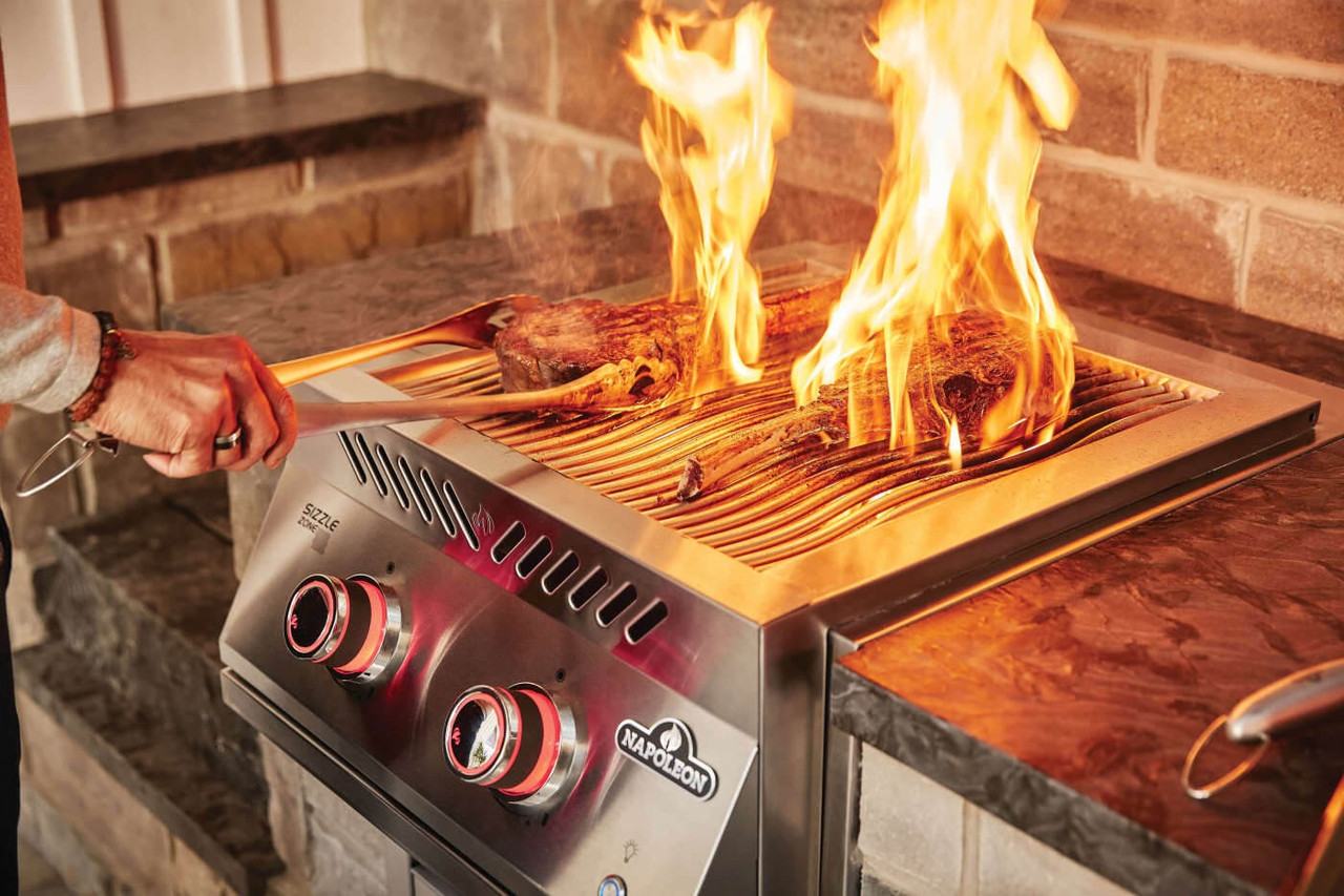 Napoleon BIB18PBPSS Built-in Power Burner - Liquid Propane - Stainless ...