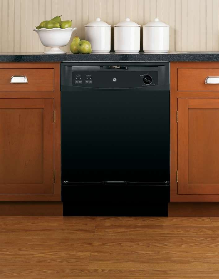 GE GSC3500DBB Convertible Portable Dishwasher - Black - US Appliance