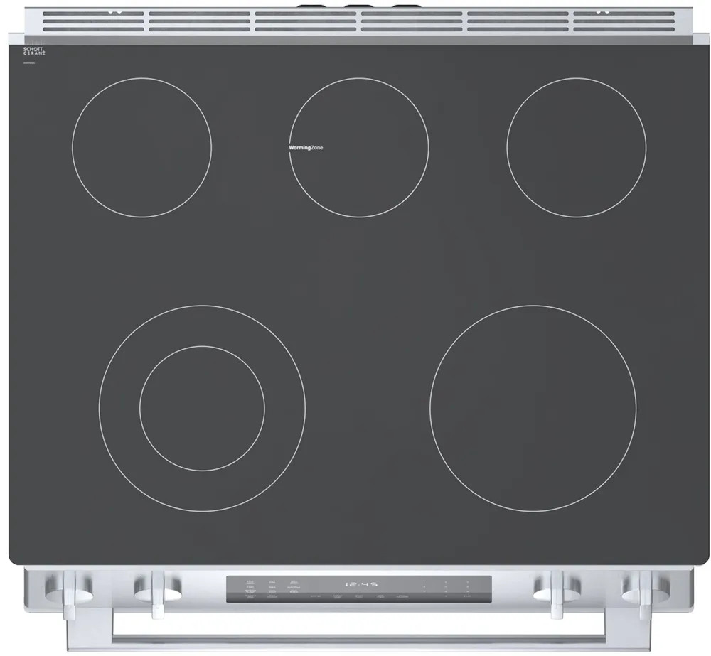 Bosch HEI8056U 30" Slide-in Electric Range with European Convection ...