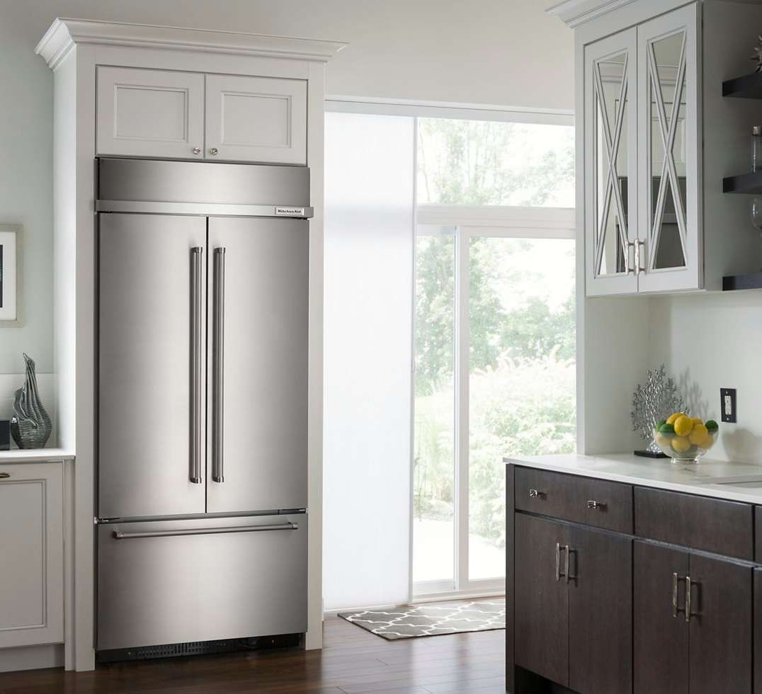KBFN506ESS KitchenAid 36" Built In Stainless Steel French Door ...