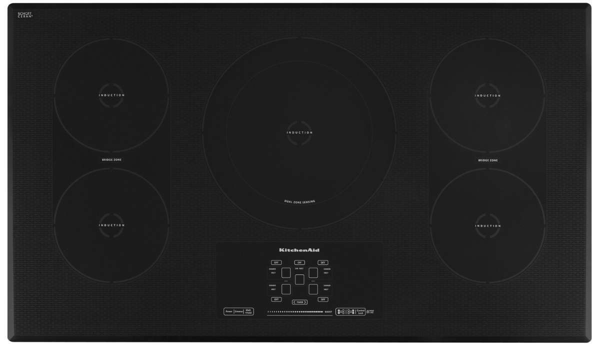 KICU569XBL KitchenAid 36" Induction Cooktop - Black