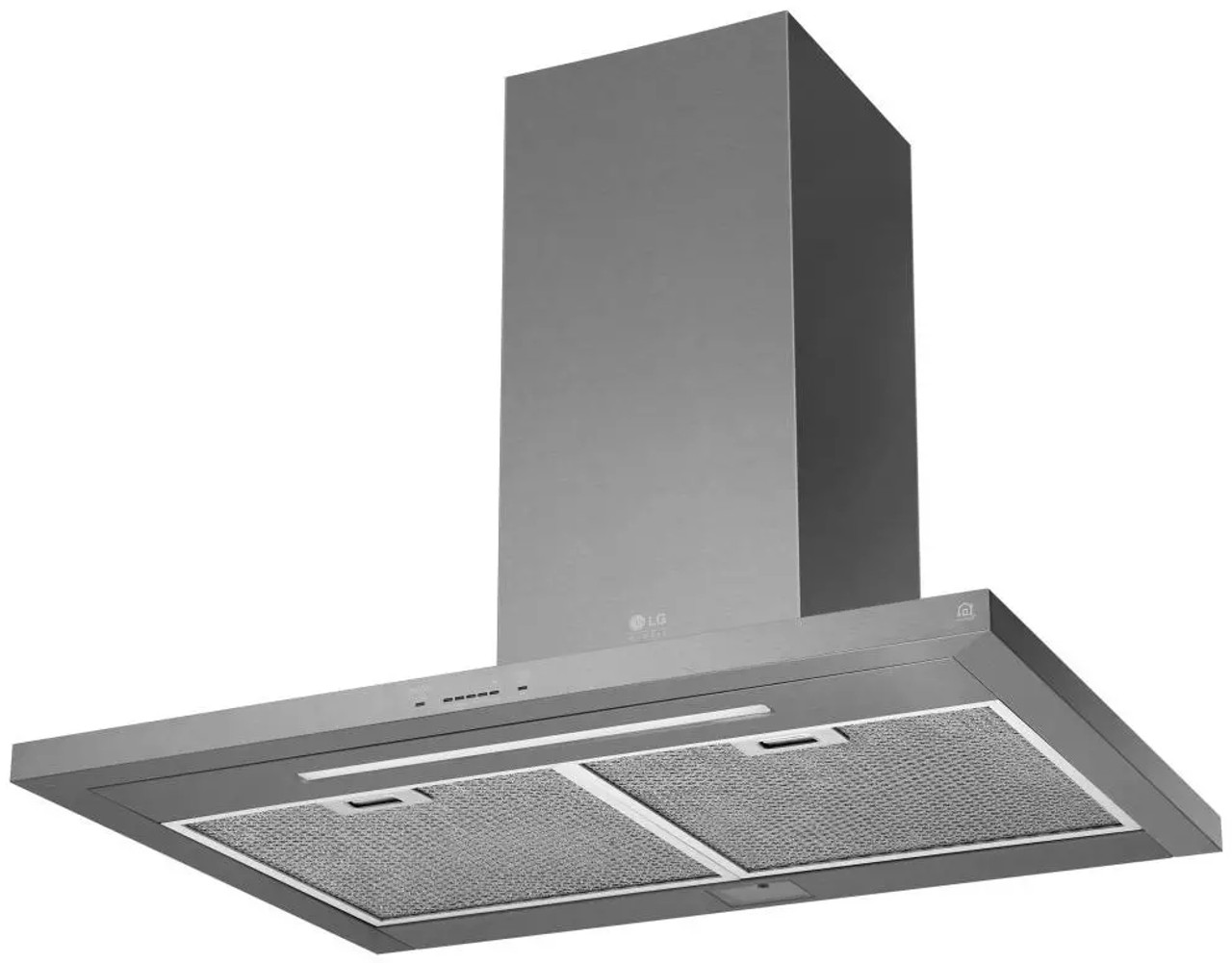 LSHD3680ST LG Studio 36 Wall Mount Chimney Range Hood with 600 CFM and 5 Speed IR Touch Controls Stainless Steel