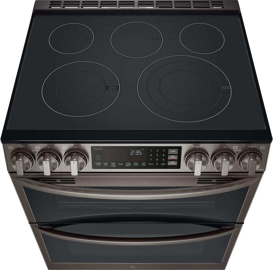 LTEL7337D LG 30" Smart Electric Double Oven Slide-In Range - PrintProof ...