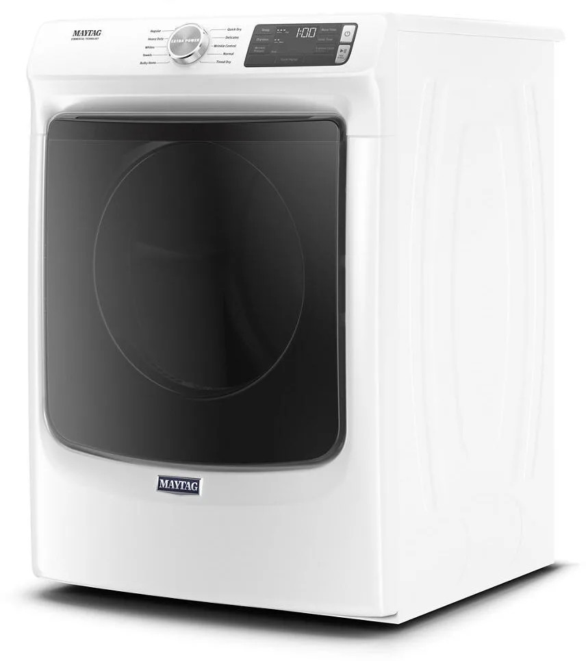 Maytag MED5630HW 27" Electric Dryer with Quick Dry Cycle and Advanced ...