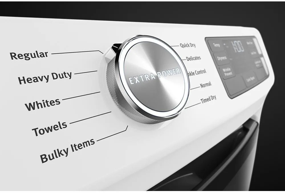 Maytag MED5630HW 27" Electric Dryer with Quick Dry Cycle and Advanced ...
