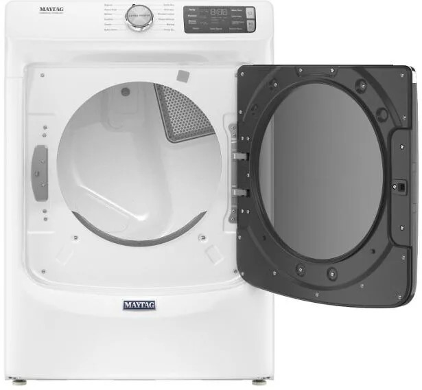Maytag MED6630HW 27" Electric Dryer with Quick Dry Cycle 7.3 cu. ft ...