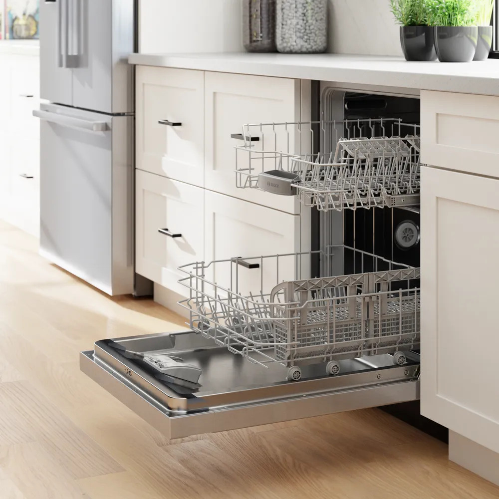 Bosch SHE4AEM5N 24" Front Control Dishwasher with Recessed Handle - 48 ...